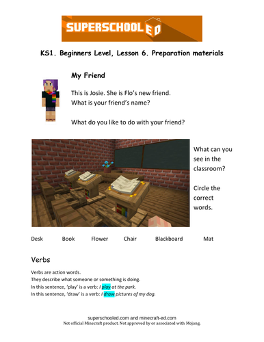 My friend bundle PPT lesson 5-7 years with Homework & Preview material ...