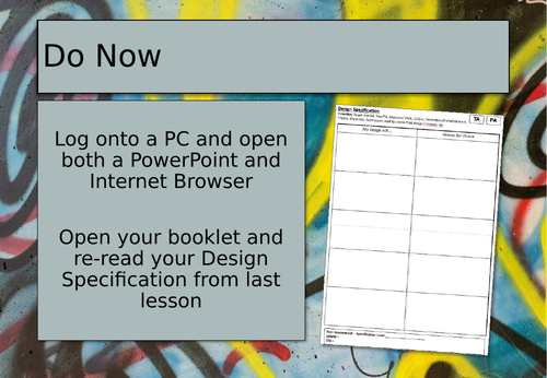 KS3 DT Street Art Fashion Illustration Project | Teaching Resources