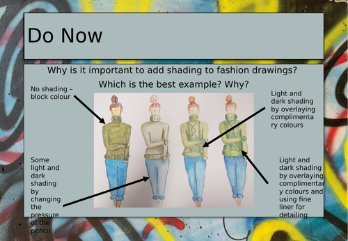 KS3 DT Street Art Fashion Illustration Project | Teaching Resources