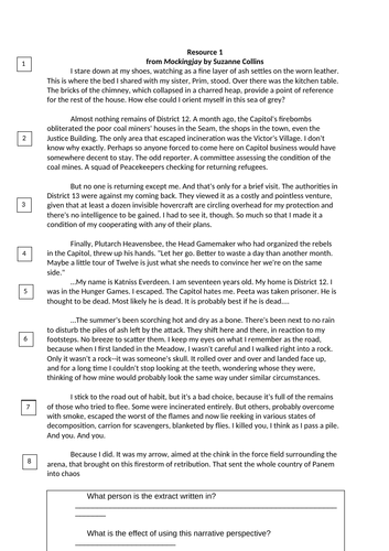 Dystopia Creative Reading and Writing Unit | Teaching Resources