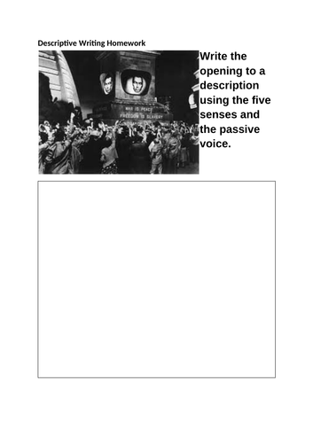 Dystopia Creative Reading and Writing Unit | Teaching Resources