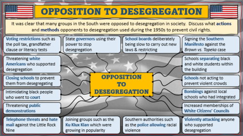 Montgomery Bus Boycott Rosa Parks - Civil Rights - GCSE Edexcel History ...