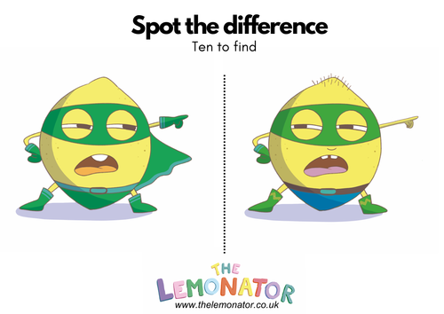 Spot the difference - The Lemonator | Teaching Resources