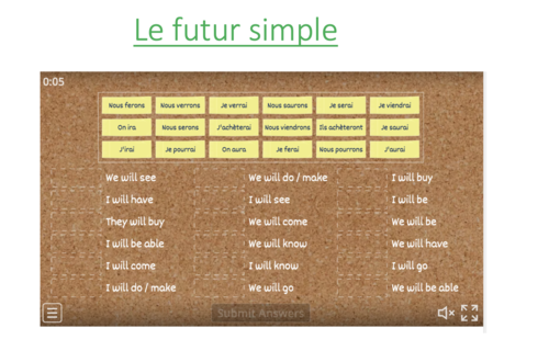 Le futur simple (topic : school) | Teaching Resources