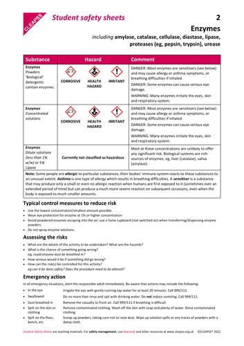 GCSE Biology Required practicals Risk Assessment | Teaching Resources