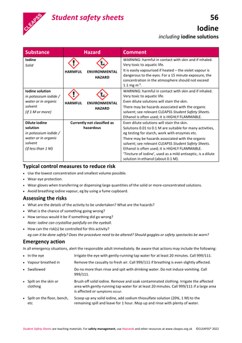 GCSE Biology Required practicals Risk Assessment | Teaching Resources