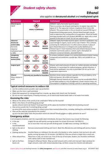 GCSE Biology Required practicals Risk Assessment | Teaching Resources