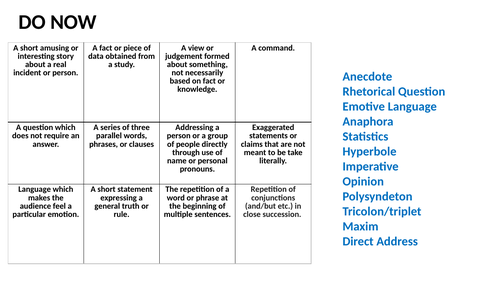 AQA English language exam revision Walking Talking Mock Nov 18 papers ...