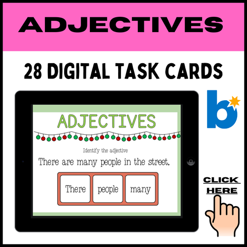 English-Adjective Boom Cards | Teaching Resources
