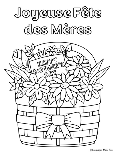 La Fête des Mères - French Mother's Day Activities | Teaching Resources