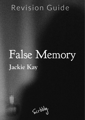 'False Memory' by Jackie Kay - Complete Study Guide | Teaching Resources
