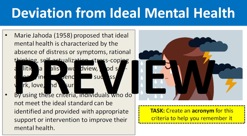 Definitions of abnormality 2 - AQA A Level Psychology (Psychopathology ...