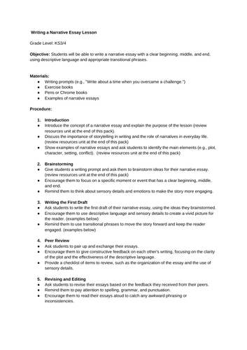 Narrative writing pack | Teaching Resources