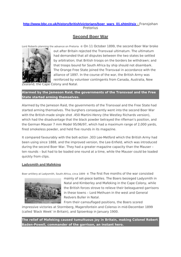 EDEXCEL - Colonisation and Decolonisation in Africa 1870-1981 ...
