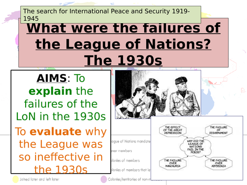 A Level and IGCSE History: The League of Nations and the United Nations ...