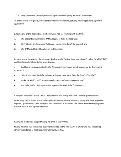 Economy in Mao's China: Five Year Plans. | Teaching Resources