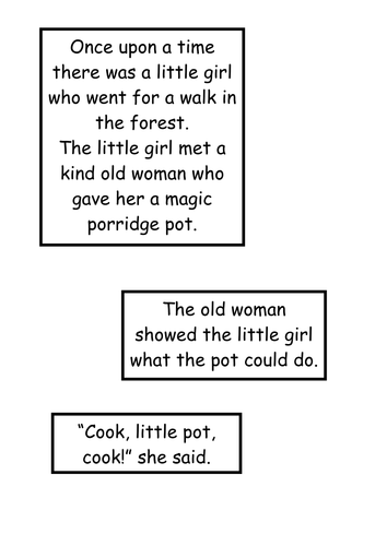 The magic porridge pot TRADITIONAL TALES EYFS KS1 | Teaching Resources