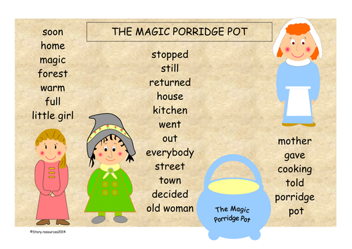 The magic porridge pot TRADITIONAL TALES EYFS KS1 | Teaching Resources