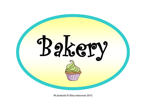 Bakery role play set EYFS KS1 EAD | Teaching Resources