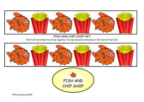 Fish and Chip Shop Role Play set | Teaching Resources