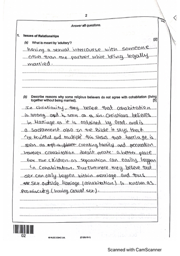 EXAM PAPER/MODEL ANSWER/R.E/GCSE/EDUQAS | Teaching Resources EXAM PAPER/MODEL ANSWER/R.E/GCSE/EDUQAS | Teaching Resources