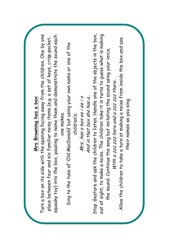 Letters and Sounds Phase 1 EYFS | Teaching Resources