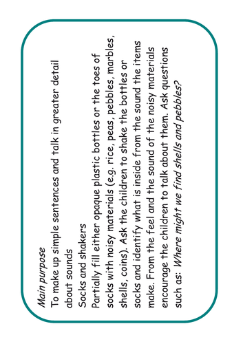 Letters and Sounds Phase 1 EYFS | Teaching Resources