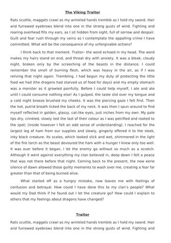 Structure lesson - Flashback | Teaching Resources