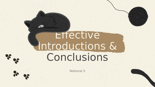 RUAE - Effective Introduction/Conclusion Questions | Teaching Resources RUAE - Effective Introduction/Conclusion Questions | Teaching Resources