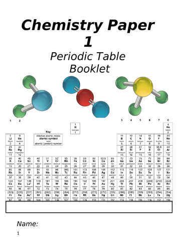 Chemistry AQA Paper 1 - Revision videos and booklets - COMBINED AND ...