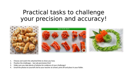 Year 8 Cooking and Nutrition - Healthy Eating, knife Skills and Food ...