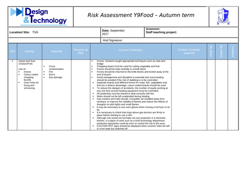 Yr 9 Food Safety and Food Choice Autumn Term | Teaching Resources