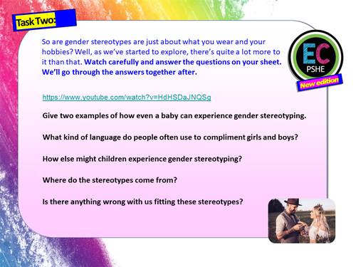 Gender Stereotypes | Teaching Resources