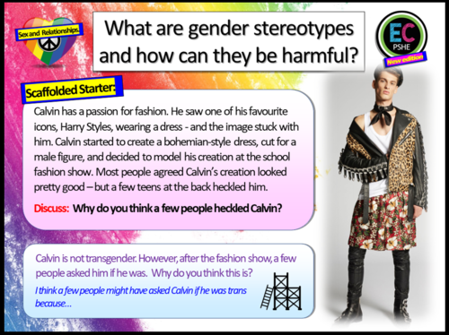 Gender Stereotypes | Teaching Resources