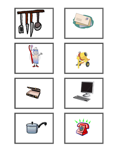 PEOPLE WHO HELP US MATCHING GAME | Teaching Resources