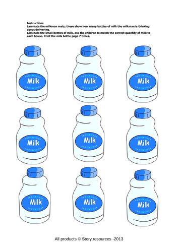 MILKMAN MATCHING GAME PEOPLE WHO HELP US | Teaching Resources
