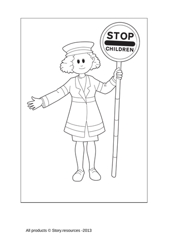 THE LOLLIPOP LADY OR MAN PEOPLE WHO HELP US | Teaching Resources