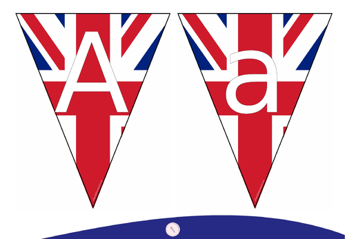 Great British Flag Display Lettering/ Bunting | Teaching Resources