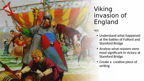 5. Viking invasion of England 1066 | Teaching Resources