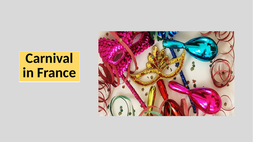 French GCSE - Carnival | Teaching Resources