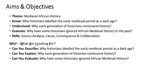 Medieval African History | Teaching Resources