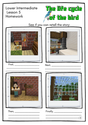 The bird life cycle bundle PPT lesson 7-9 years with Homework & Preview ...