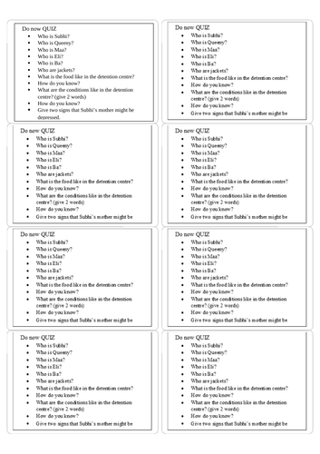The Bone Sparrow | Teaching Resources