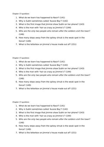 The Bone Sparrow | Teaching Resources