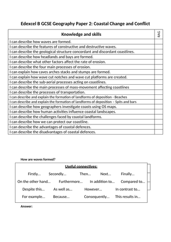 Edexcel B Gcse Geography Paper 2 Complete Revision Pack Teaching