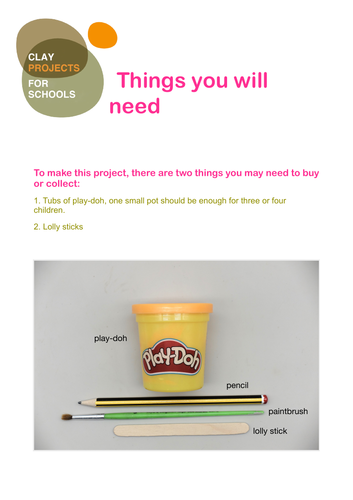 How to make a play-doh fish | Teaching Resources