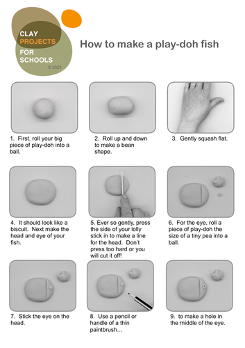How to make a play-doh fish | Teaching Resources