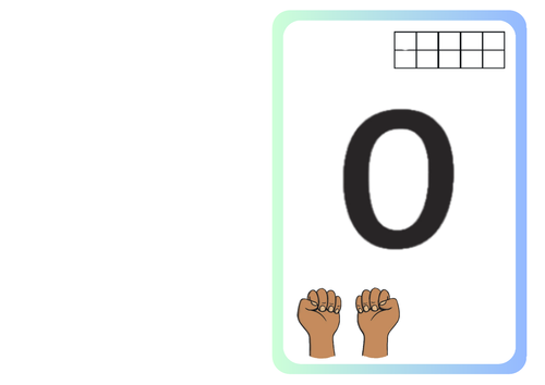 Number cards 0-20 | Teaching Resources