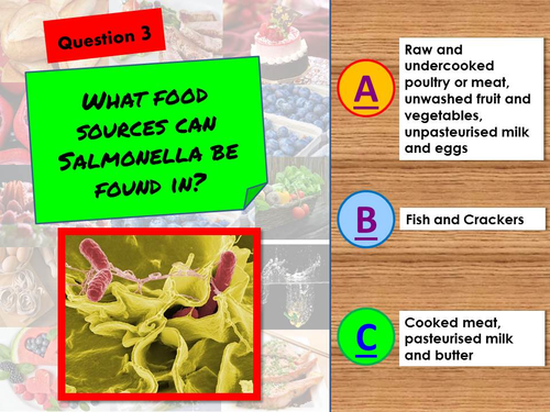 Food, Preparation and Nutrition Quiz/Food Cover Work | Teaching Resources