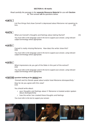 EDUQAS 2023 Q1-Q5 PAPER READING 1 EXAM WALKTHROUGH (VIDEO & PP ...